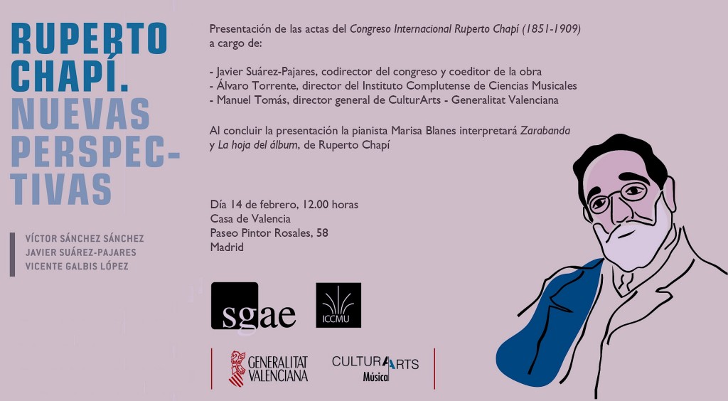 Congreso Ruperto Chapí (1851-1909) | ICCMU